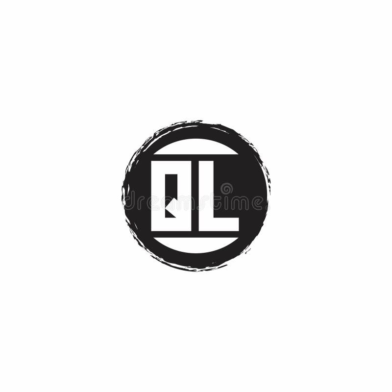 QL Logo Initial Letter Monogram with Abstrac Circle Shape Design ...