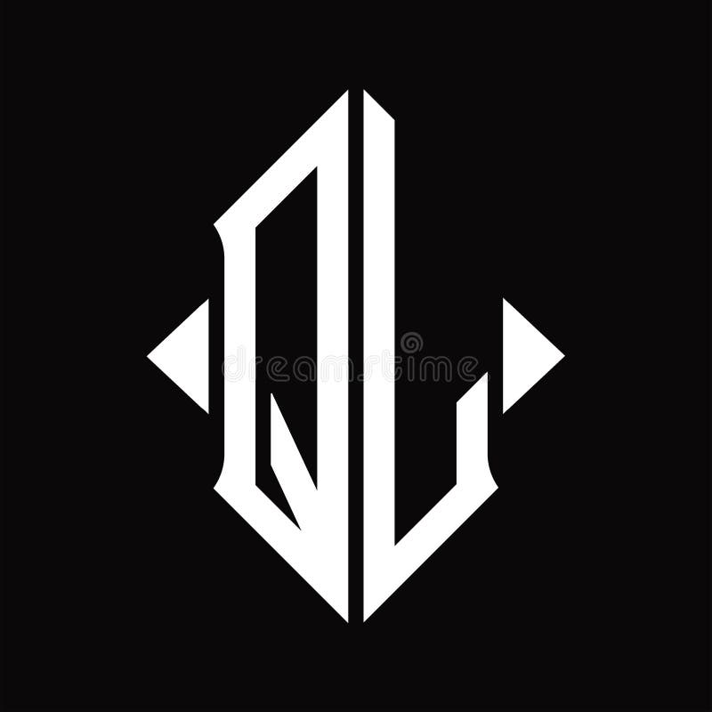 QL Logo Monogram with Shield Shape Isolated Design Template Stock ...