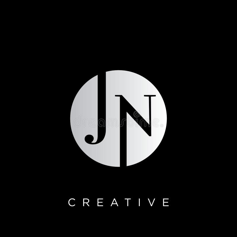 Jn Logoluxury Design Vector SYMBOL Stock Illustration - Illustration of ...