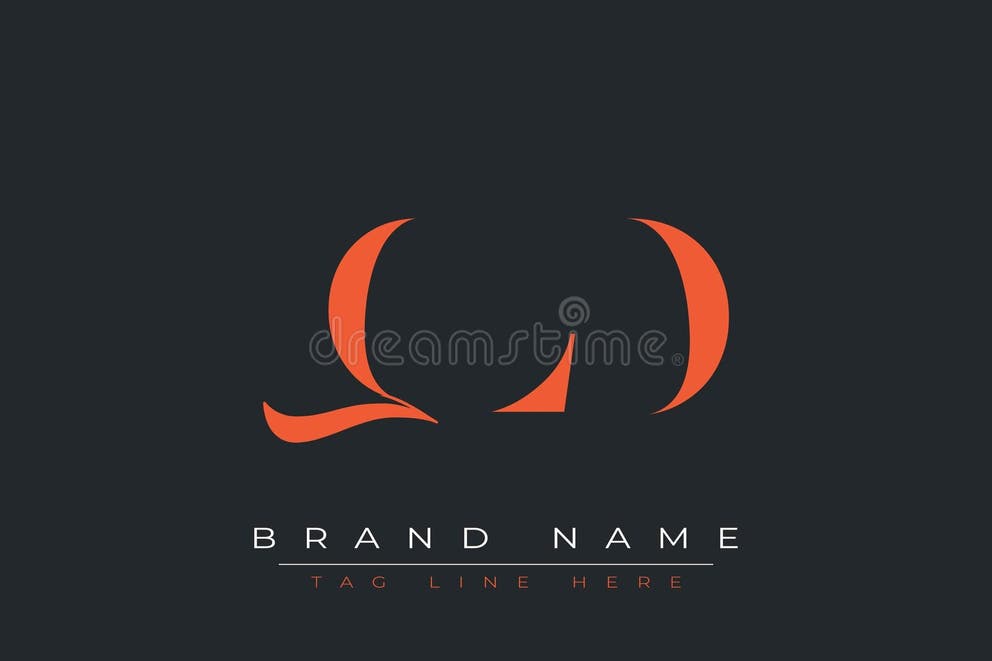 QLD Abstract Letter Logo Design Stock Vector - Illustration of emblem ...