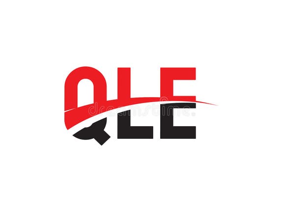 QLE Letter Initial Logo Design Vector Illustration Stock Vector ...