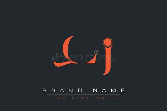 QLJ Abstract Letter Logo Design Stock Vector - Illustration of icon ...