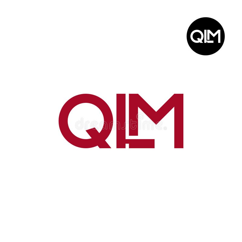 QLM Logo Letter Monogram Design Stock Vector - Illustration of logos ...