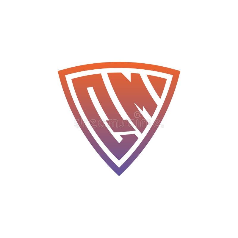 QM Logo Shield Monogram Gradient Style Design Stock Vector ... QM Logo Shield Monogram Gradient Style Design Stock Vector ...