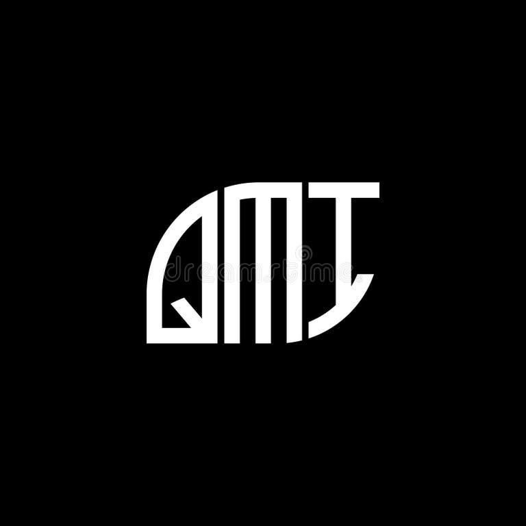 QMI Letter Logo Design on Black Background.QMI Creative Initials Letter ...