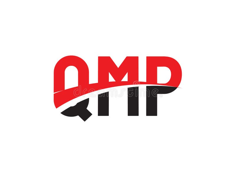 QMP Letter Initial Logo Design Vector Illustration Stock Vector ...