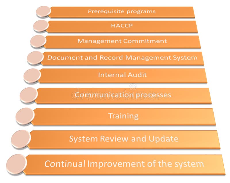 Qms GMP Di Hacp E Programma Di Sicurezza Alimentare Illustrazione di ...