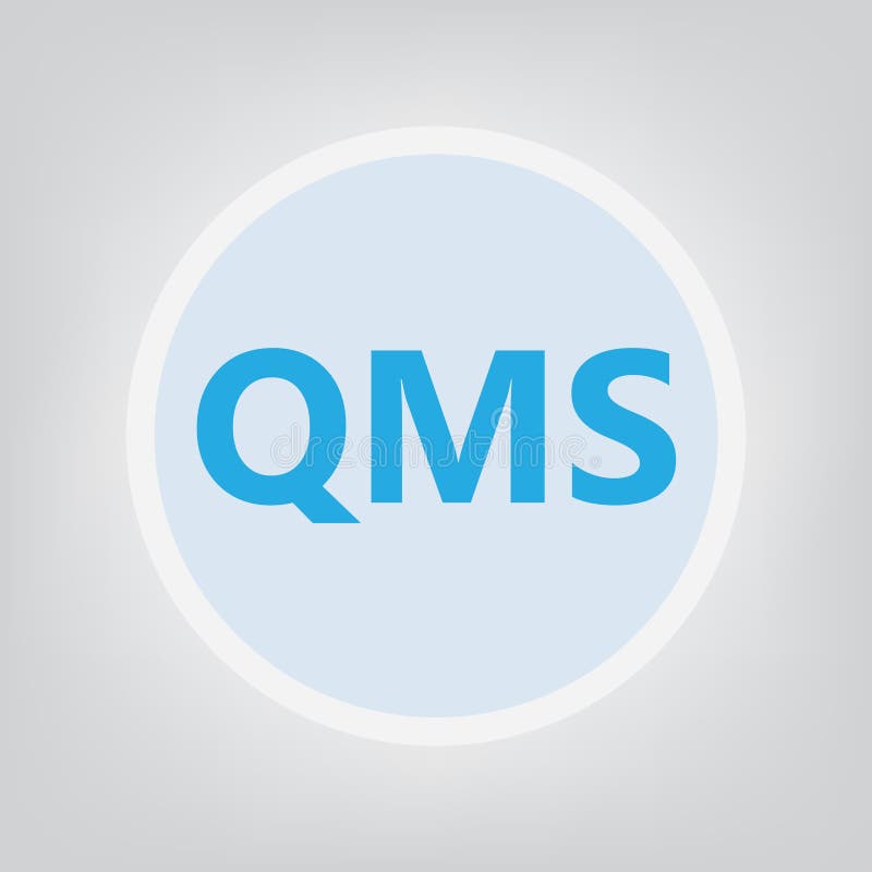 Quality Management System, QMS Stock Illustration - Illustration of ...