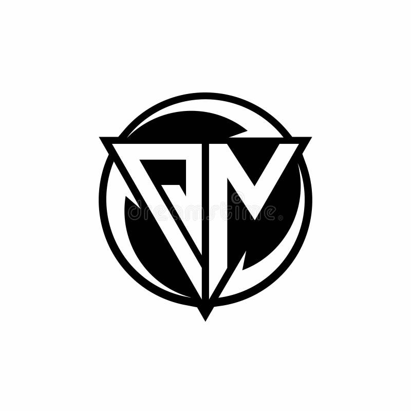 QN Logo Monogram Design Template Stock Vector - Illustration of black ...