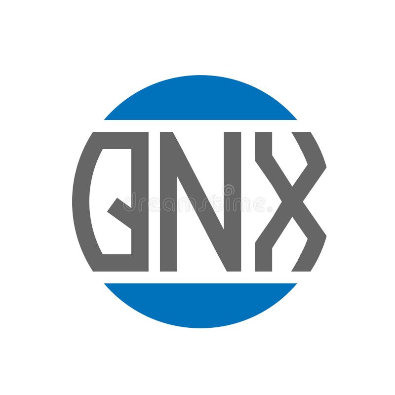 QNX Letter Logo Design on White Background. QNX Creative Initials ...