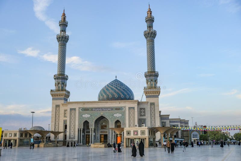 Imam Hasan Askari Mosque in Qom, Iran Editorial Stock Photo - Image of ...