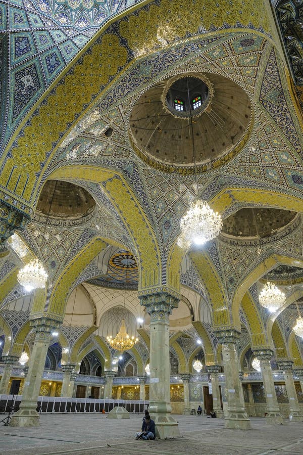 Imam Hasan Askari Mosque in Qom, Iran Editorial Stock Photo - Image of ...