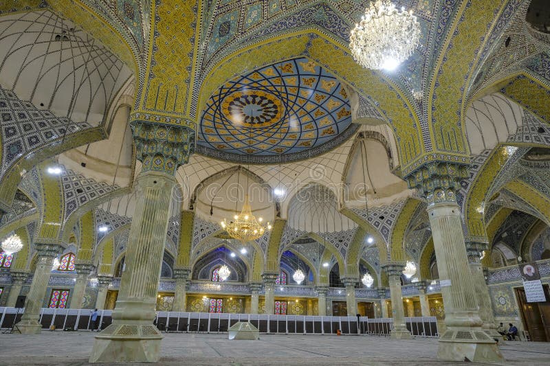 Imam Hasan Askari Mosque in Qom, Iran Editorial Photo - Image of ...