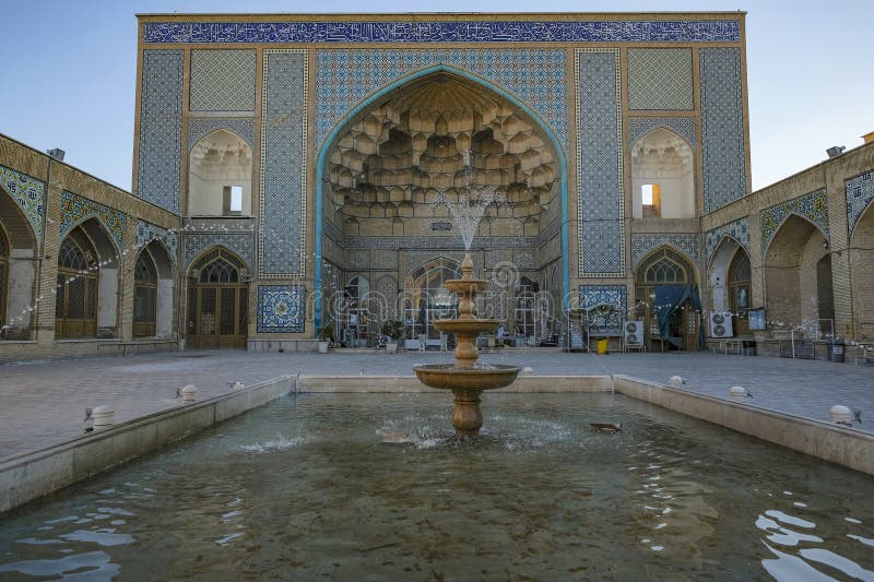 Jameh Mosque in Qom, Iran editorial image. Image of ancient - 317090730