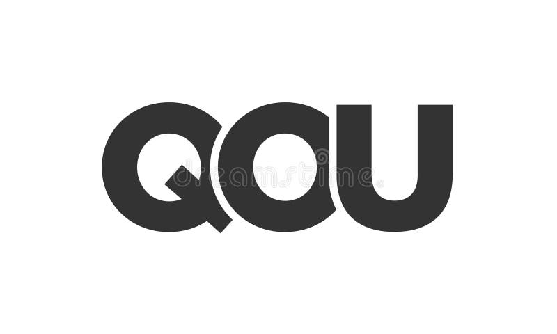 QOU Logo Design Template with Strong and Modern Bold Text. Initial ...