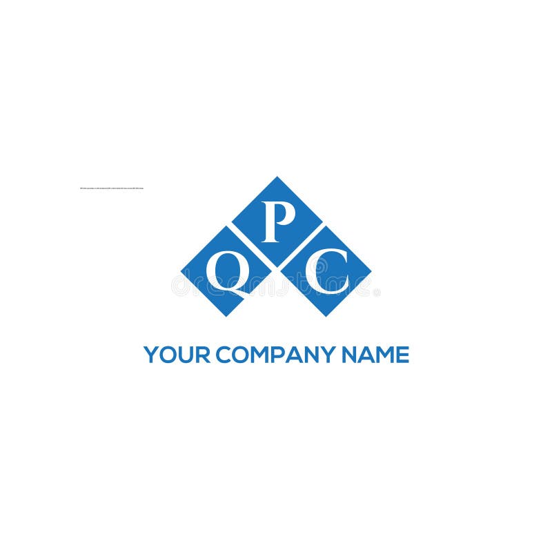 QPC Letter Logo Design on White Background. QPC Creative Initials ...