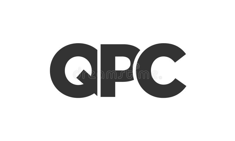 QPC Logo Design Template with Strong and Modern Bold Text. Initial ...