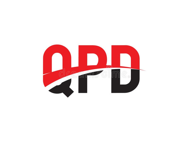 QPD Letter Initial Logo Design Vector Illustration Stock Vector ...