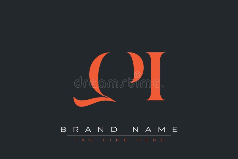 QPI Abstract Letter Logo Design Stock Illustration - Illustration of ...