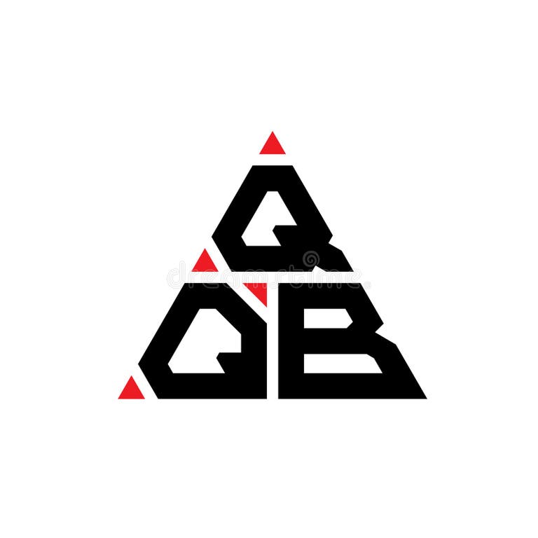 QQB Triangle Letter Logo Design with Triangle Shape. QQB Triangle Logo ...