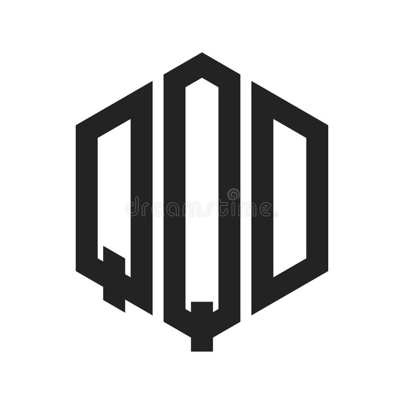 QQD Logo Design. Initial Letter QQD Monogram Logo Using Hexagon Shape ...