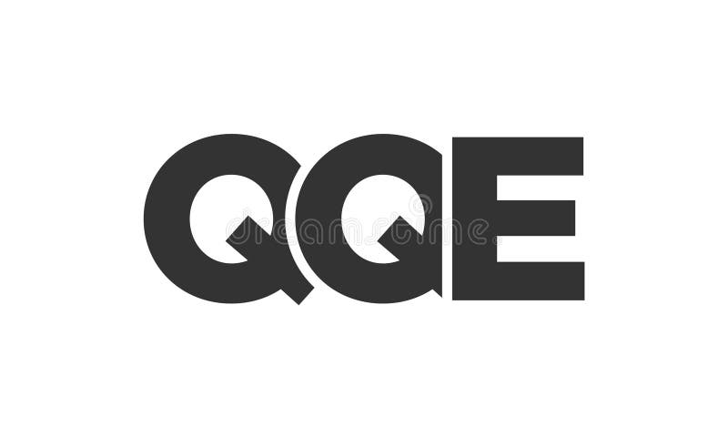 QQE Logo Design Template with Strong and Modern Bold Text. Initial ...