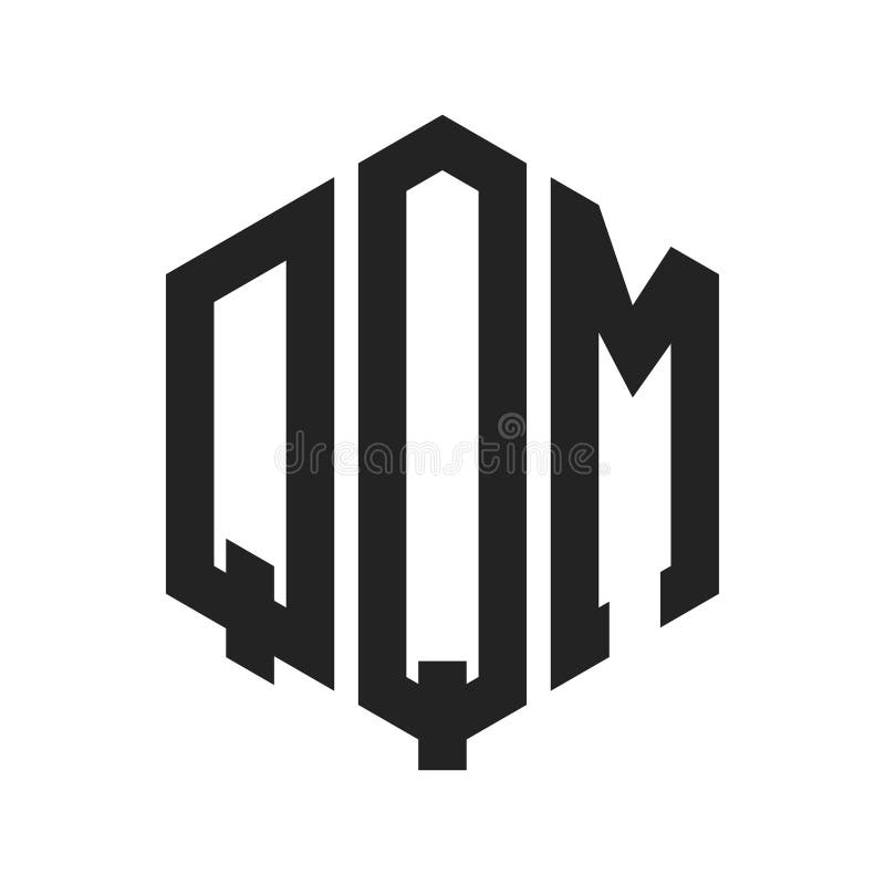 QQM Logo Design. Initial Letter QQM Monogram Logo Using Hexagon Shape ...