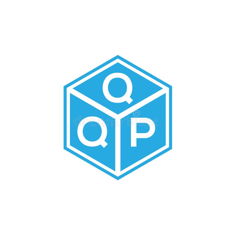 QQP Letter Logo Design on Black Background. QQP Creative Initials ...