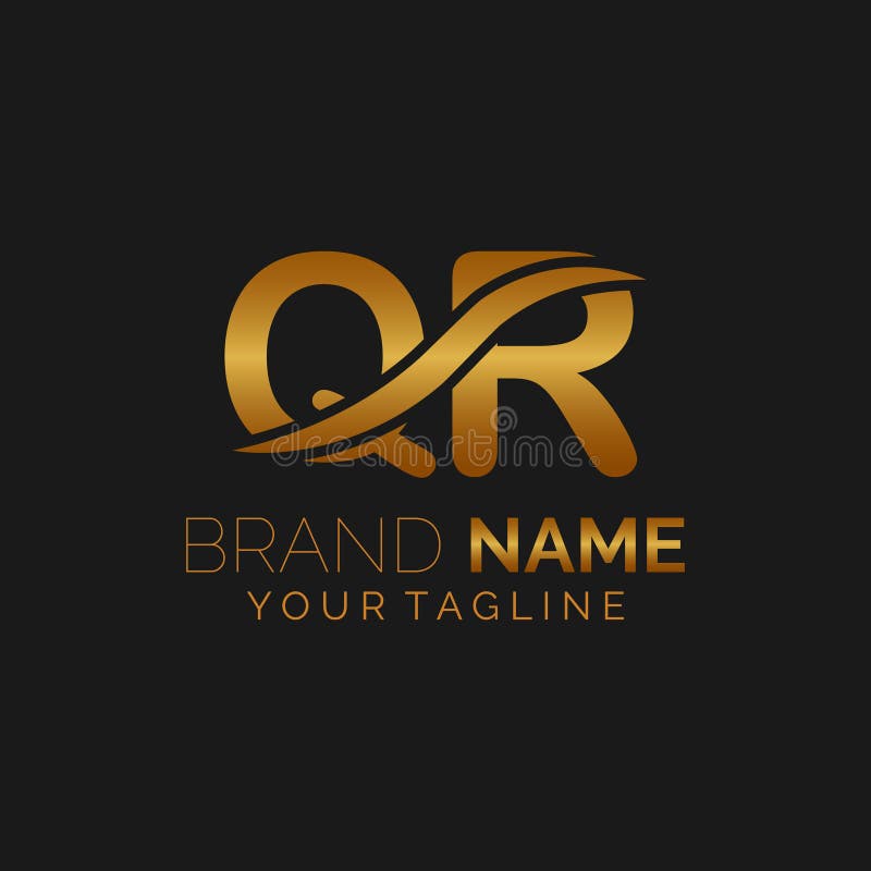 QR logo design. stock illustration. Illustration of cartoon - 364520301