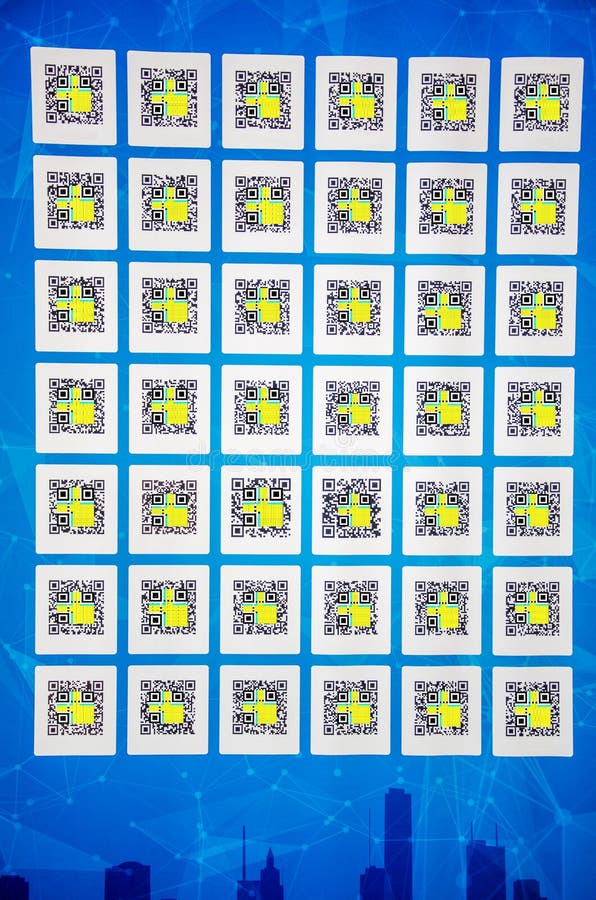 QR all over the world stock image. Image of bank, traffic - 71965587