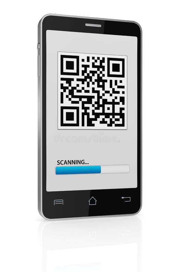 Mobile Smart Phone Showing QR Code Scanner Editorial Stock Photo ...