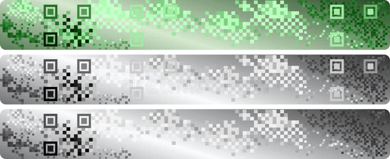 Qr code banners stock illustration. Illustration of carbon - 25959783
