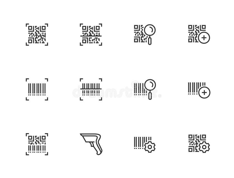 Barcode Scanning Abstract Concept Vector Illustration. Stock Vector ...