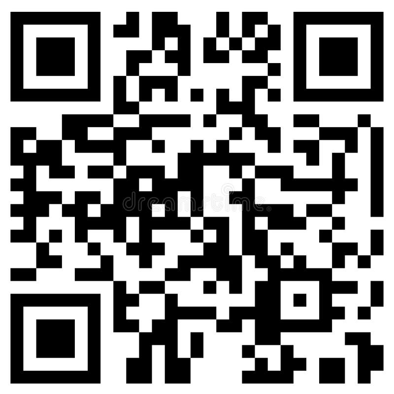QR Code or Barcodes for Scanning Smartphones. Stock Illustration ...