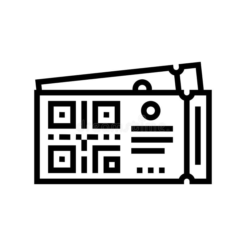Ticket Qr Stock Illustrations – 1,063 Ticket Qr Stock Illustrations ...