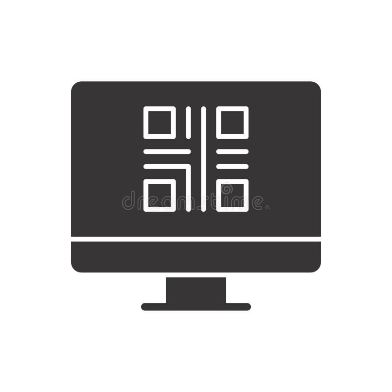 Qr Code Computer Icon Stock Illustrations – 5,436 Qr Code Computer Icon ...