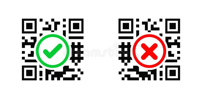 Qr Code Check Stock Illustrations – 1,411 Qr Code Check Stock ...