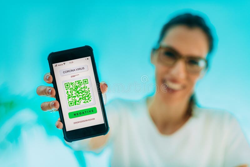 QR Code on Corona Virus App Designed To Keep the Virus from Spreading ...
