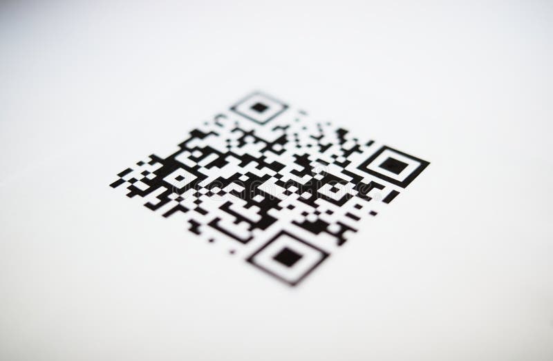 QR Code Digital Slavery Backdrop Stock Image - Image of vivid, digital ...
