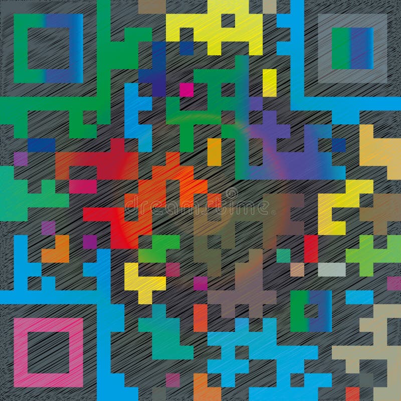 Qr Code Icon Information Eps Color Full Design Stock Illustration ...