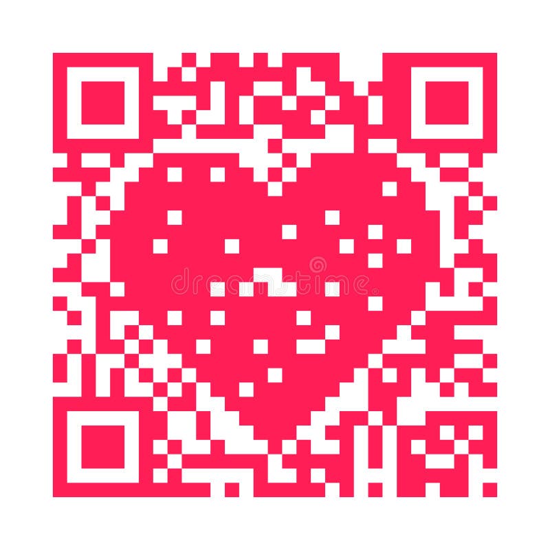 QR Code - Heart stock illustration. Illustration of heart - 18139677 QR Code - Heart stock illustration. Illustration of heart - 18139677
