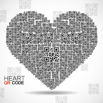 Qr Code Heart Stock Illustrations – 548 Qr Code Heart Stock ...