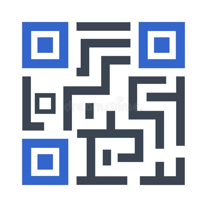 Qr code icon stock vector. Illustration of scan, icon - 198403624