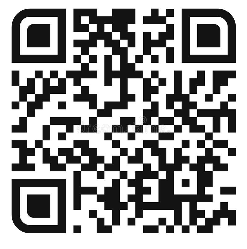 Qr code icon. Black color stock vector. Illustration of button - 385132293