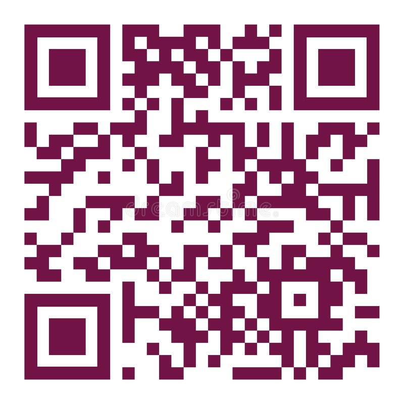 Qr Code Icon. Dark Red Color Stock Vector - Illustration of vector ...