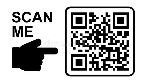 Qr Code Icon - Quick Response Code, Inscription Scan Me Stock Vector ...