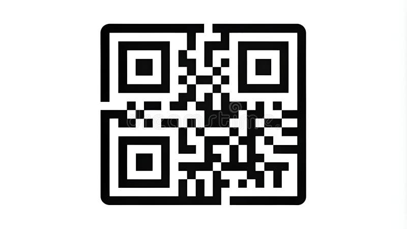 Qr Code Icon Set. Scan Qrcode Pictogram in Black Filled and Outlined ...