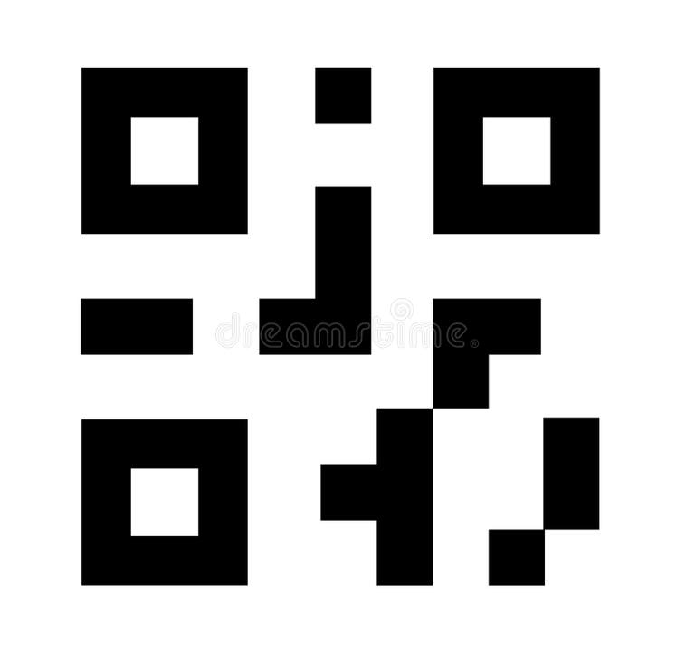 QR Code Icon, Simple Scan Symbol for Mobile Phone. Minimalistic Design ...