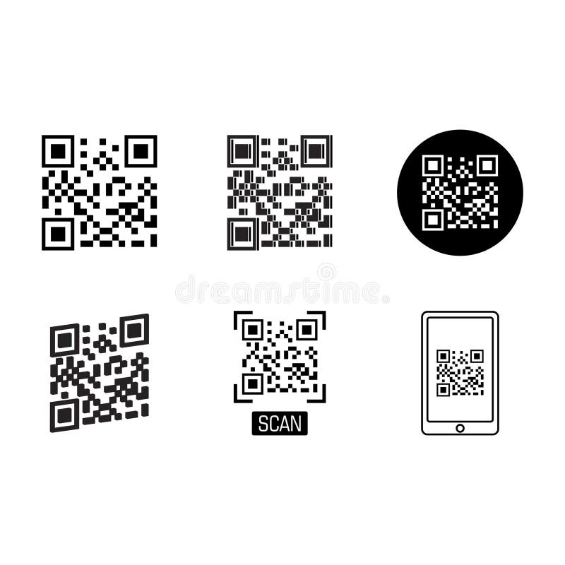 QR code icon vector stock vector. Illustration of label - 296360494