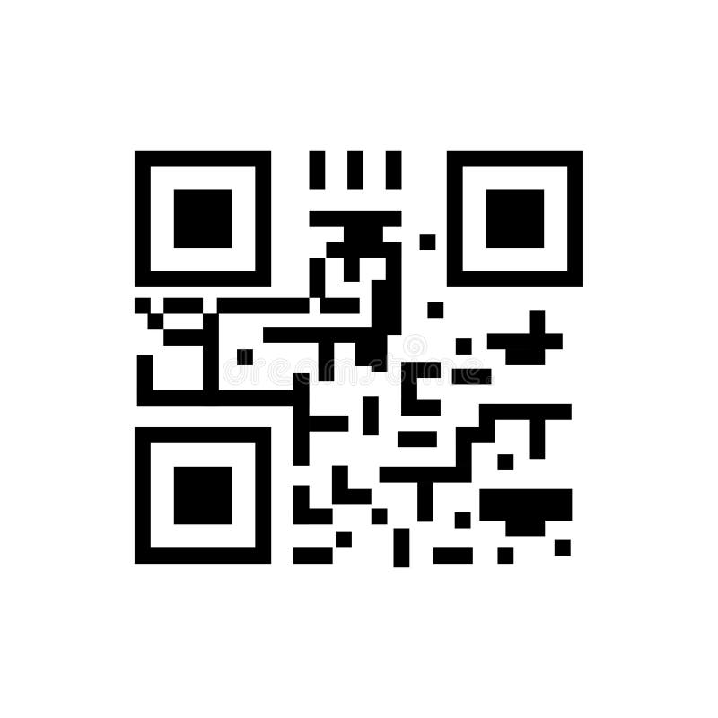 Qr code icon stock vector. Illustration of white, abstract - 83737952